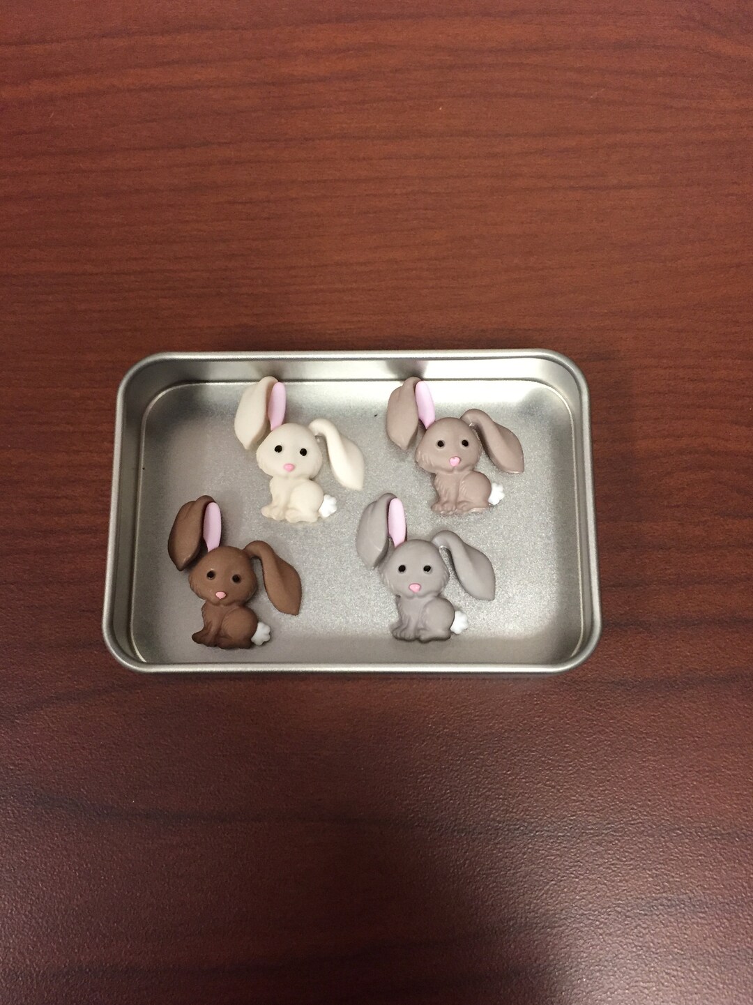 Set of 4 Bunny Rabbit Magnets - Etsy