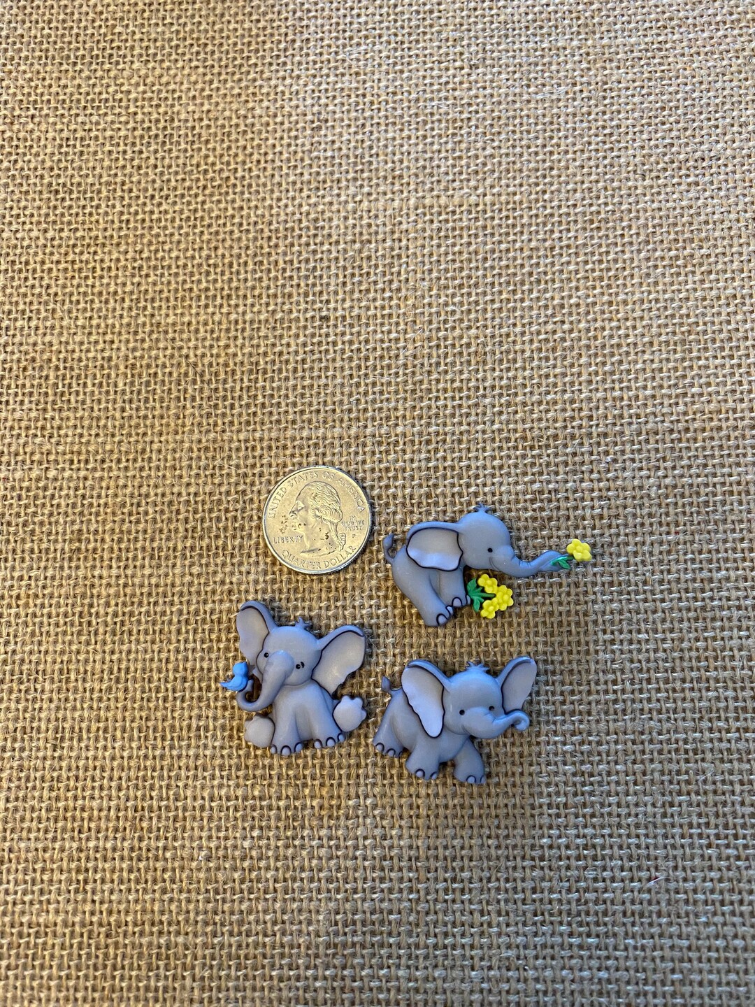 Set 3 Elephant Magnets - Etsy