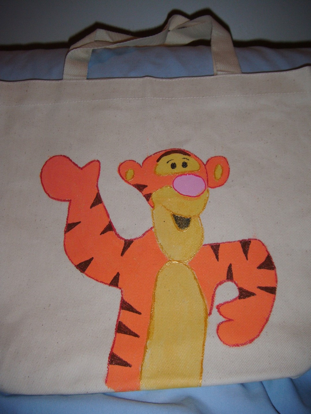 Handpainted Tigger Bag - Free Personalization - Etsy