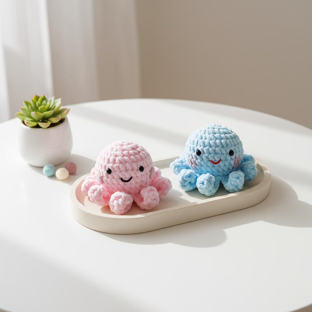 Handcrafted Crochet Octopus Dolls | Smiling Ocean Companions From a ...
