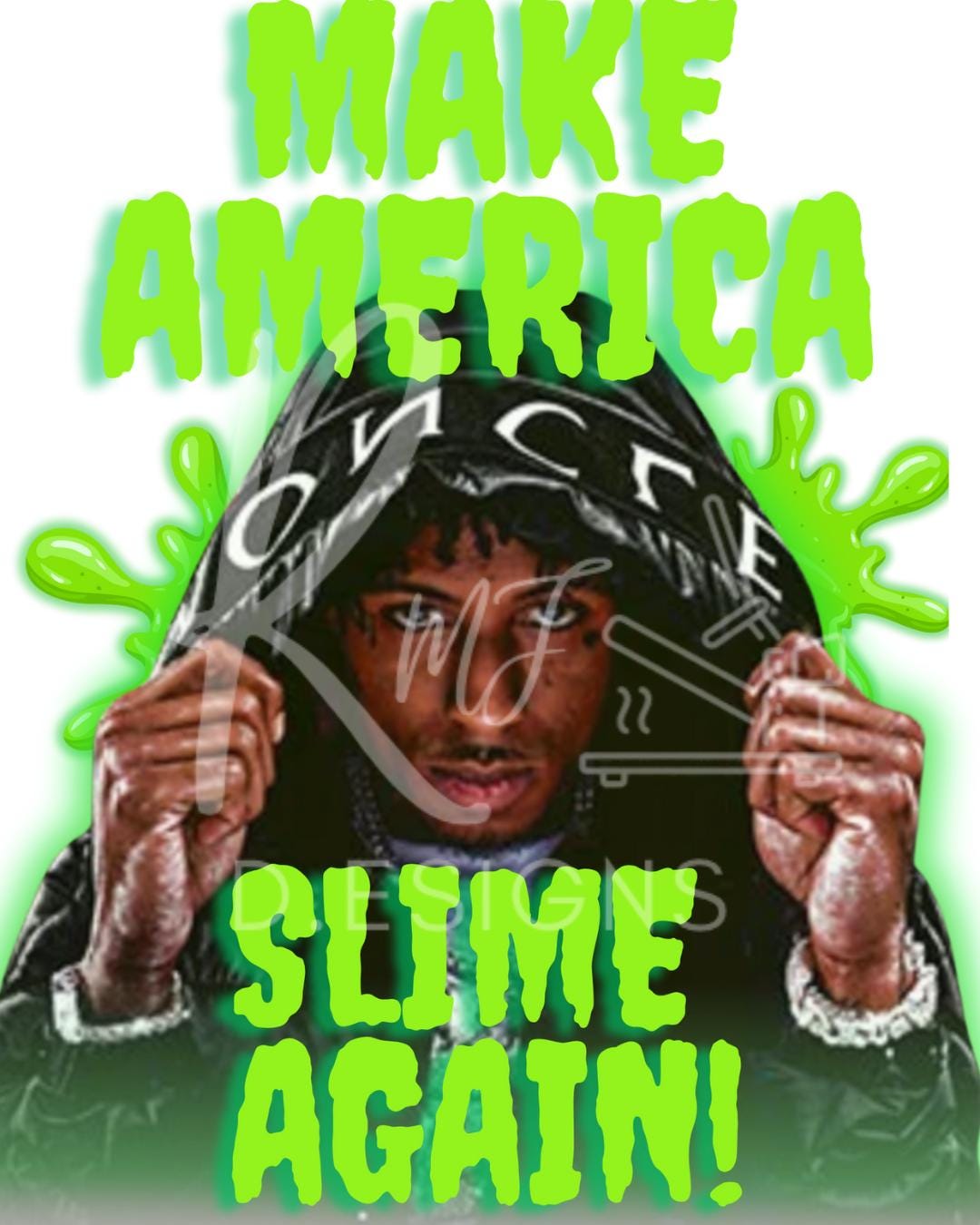 NBA Youngboy “make America Slime Again” Dtf/sublimation Print! - Etsy ...