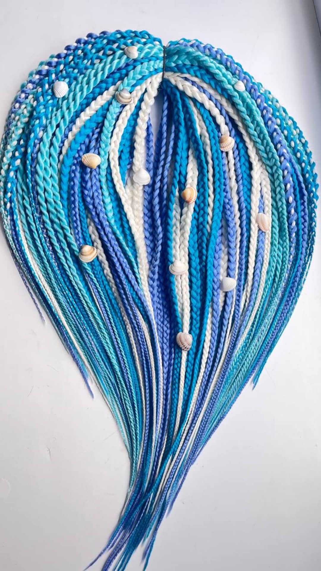Braided Hair Extensions, Synthetic Braids, Long Colorful Braids for ...