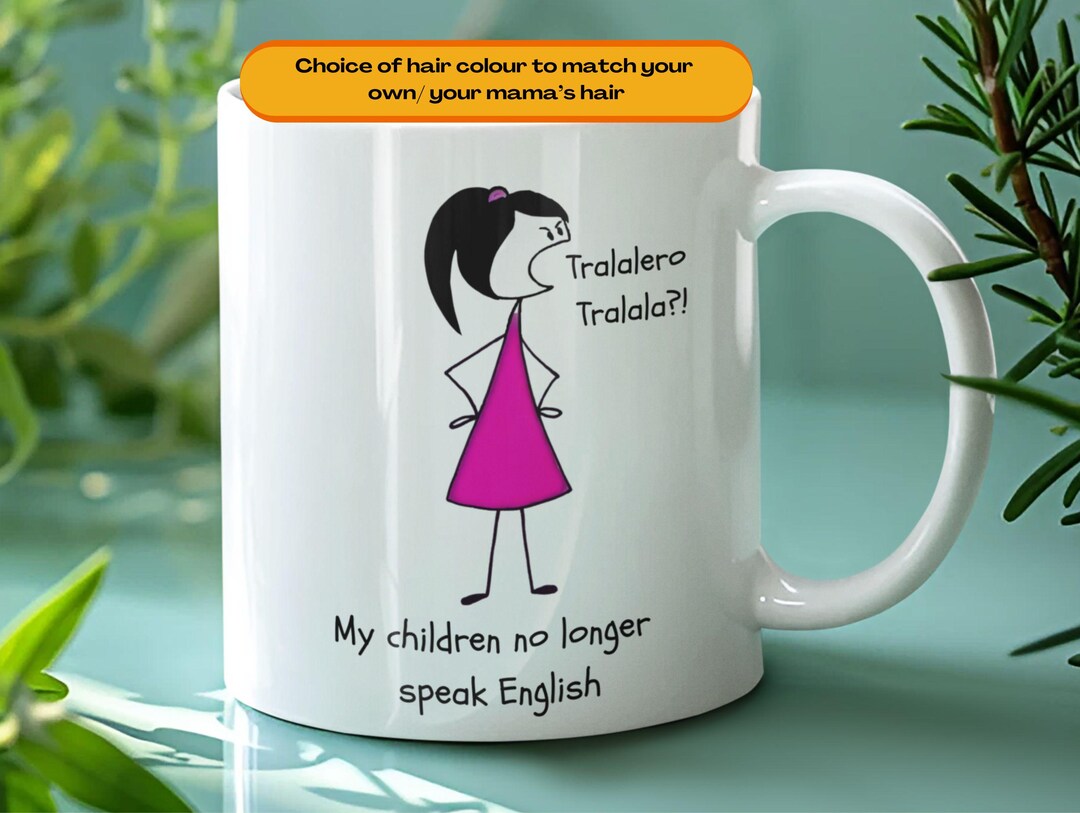 Custom Hair Funny Mum Mug, Brainrot Themed - Etsy UK
