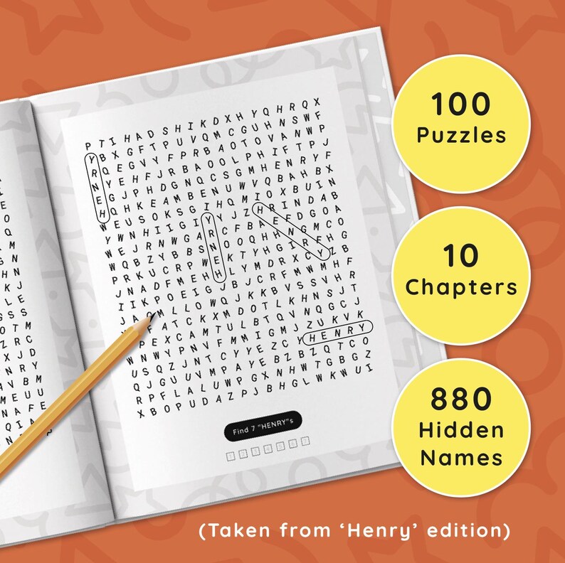 The Ultimate Personalized Word Search Puzzle Book – Custom Name Gift - Etsy