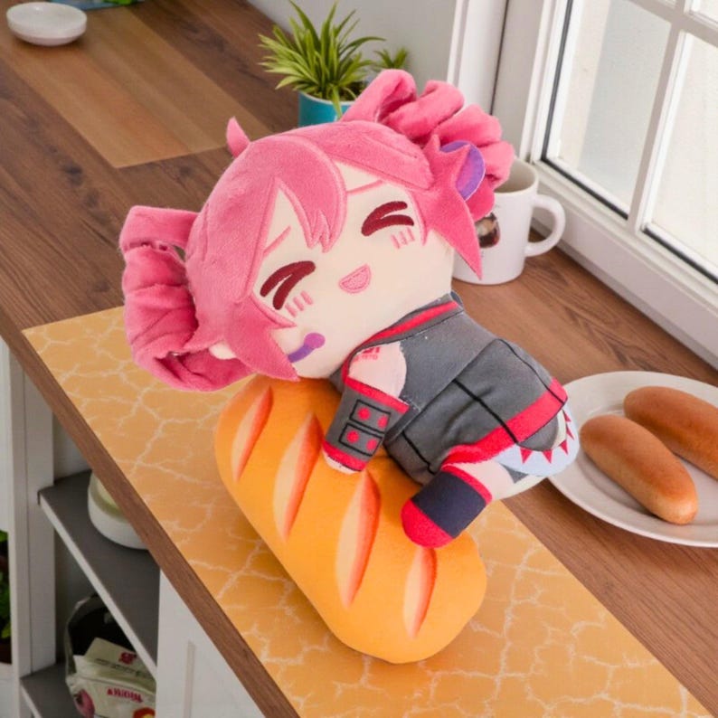 Kasane Teto Plush | Kawaii Anime French Bread Doll - Etsy