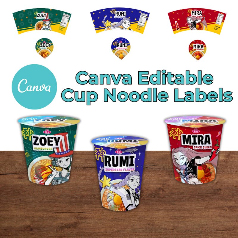 Kpop Demon Hunter Ramen Print - Etsy