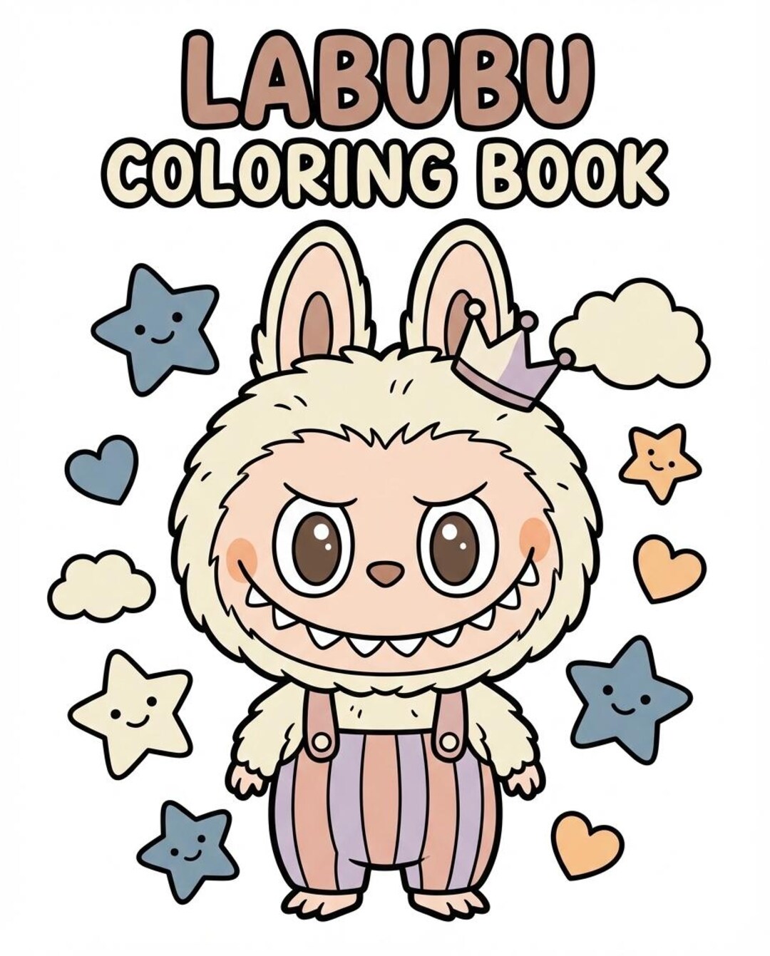 Lababu Coloring Book for Kids | Cartoon Characters (digital Download - Etsy