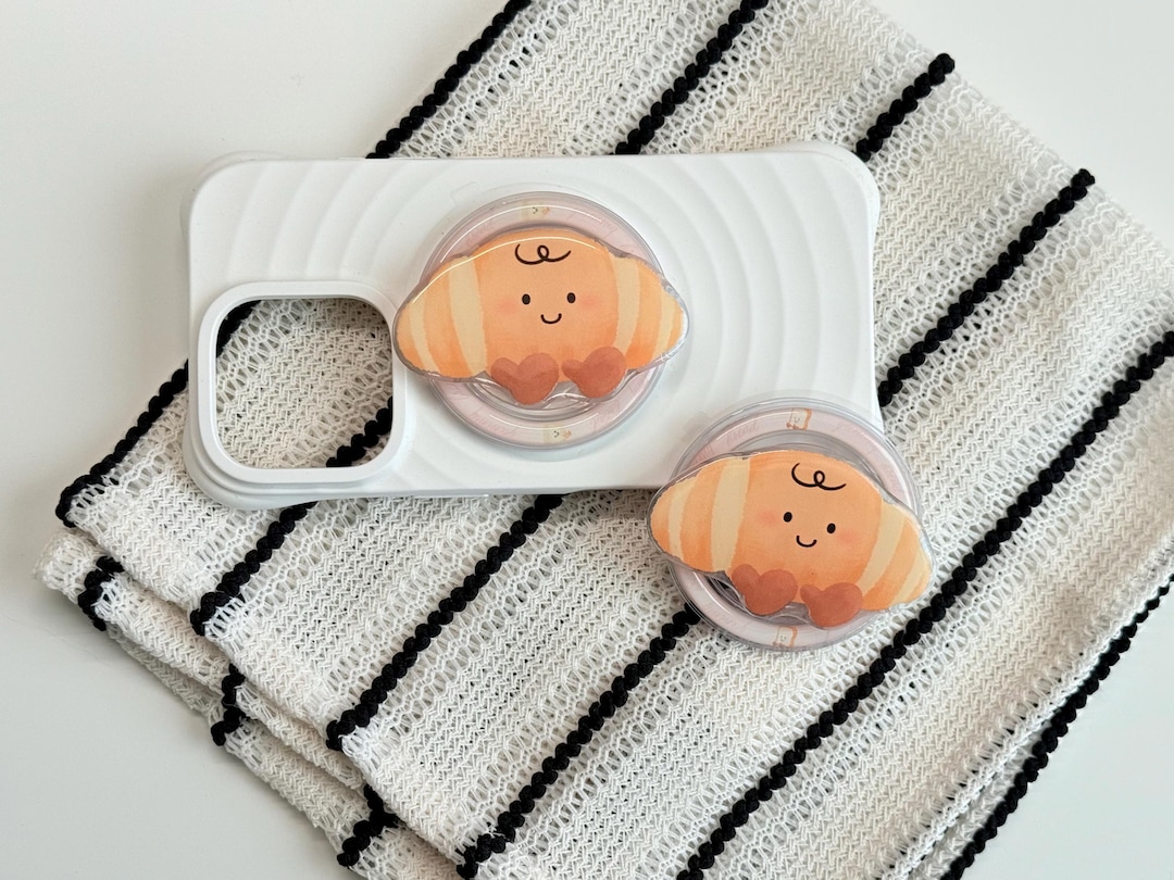 Croissant Magsafe Phone Grip|magnetic Bread Phone Stand|cute French ...