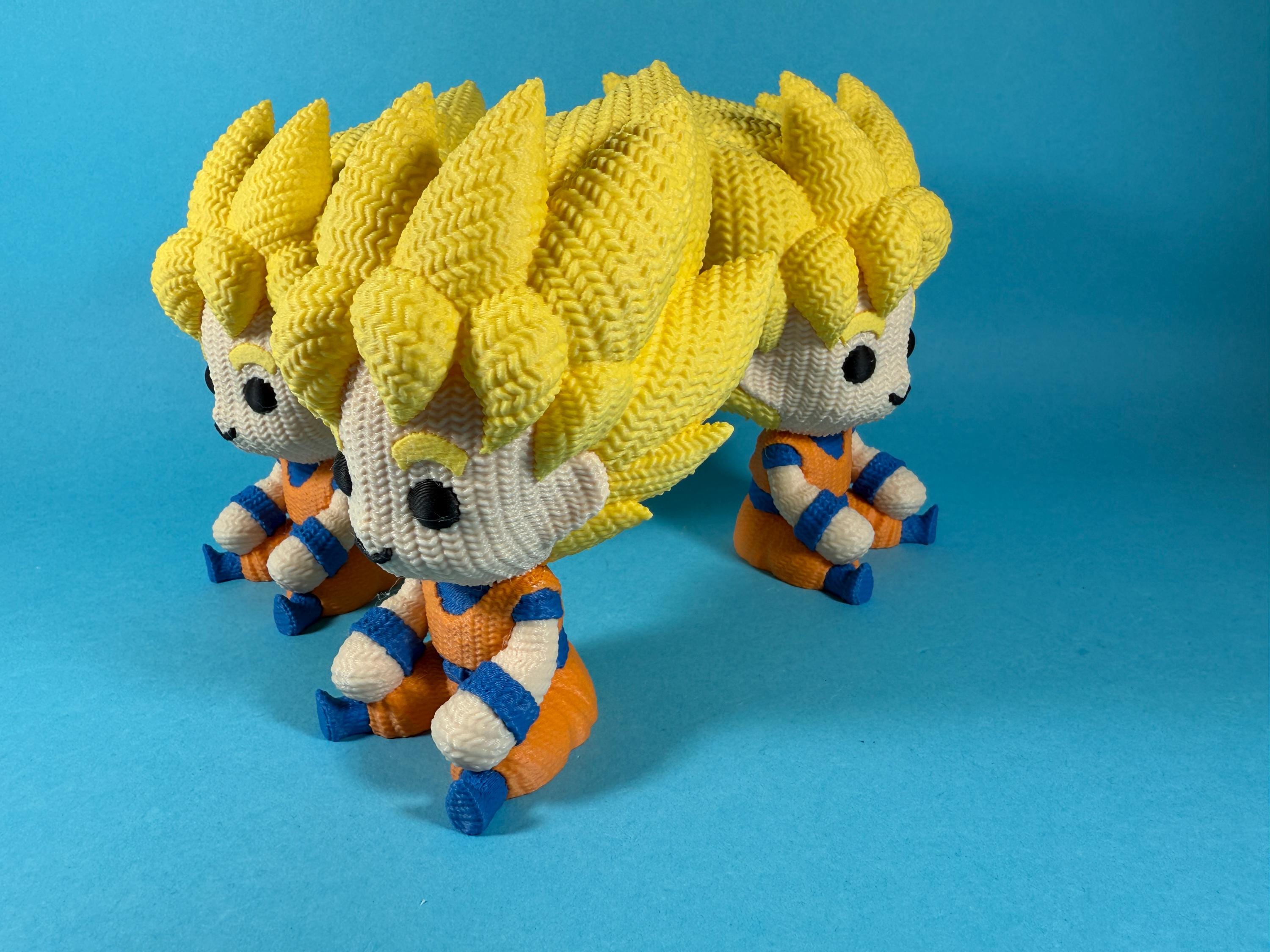 Son Goku Dragonball Gehäkelte Hartplastik Version Crochet Optik Fan ...