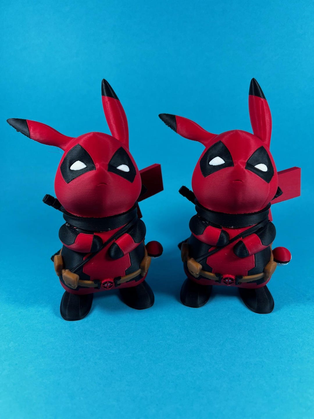 Pikachu as Deadpool Pikapool Cosplay Figur Disney Pokeball Pokemon ...