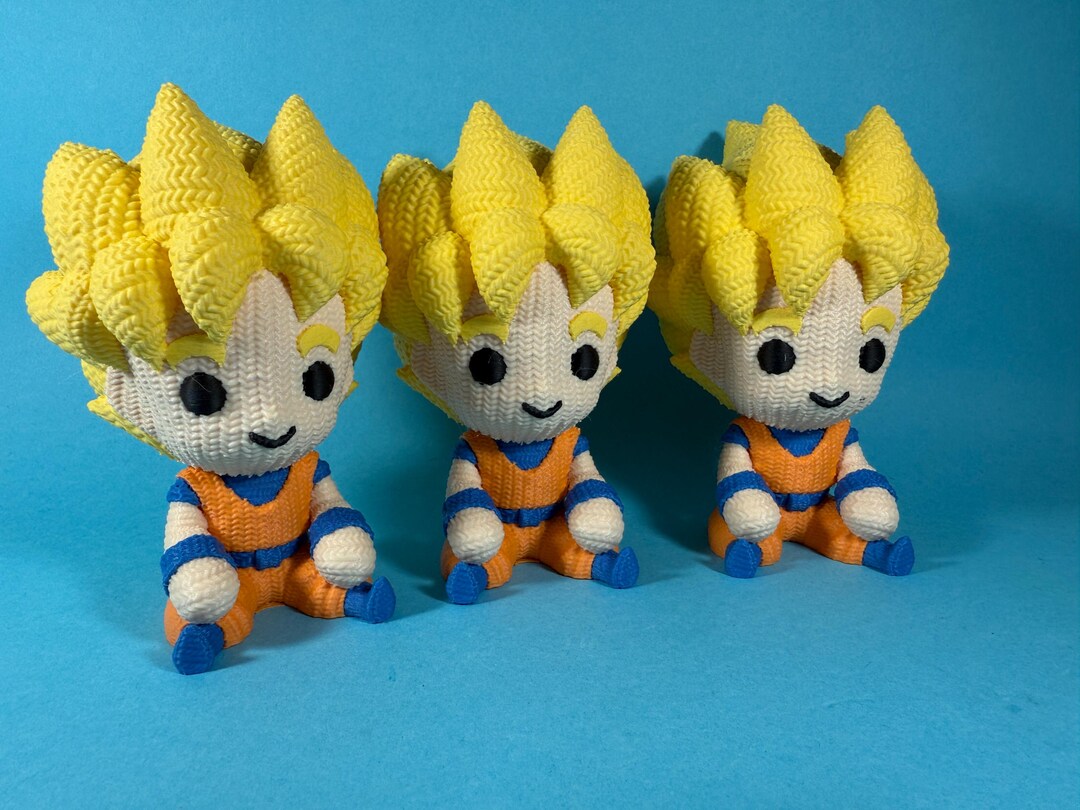 Son Goku Dragonball Gehäkelte Hartplastik Version Crochet Optik Fan ...