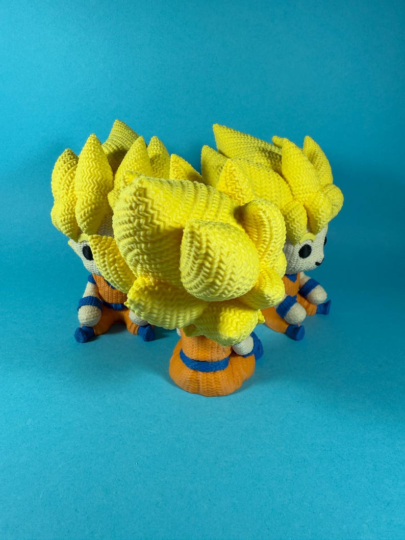 Son Goku Dragonball Gehäkelte Hartplastik Version Crochet Optik Fan ...