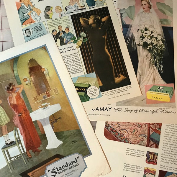 Vintage Magazine Ads - Etsy
