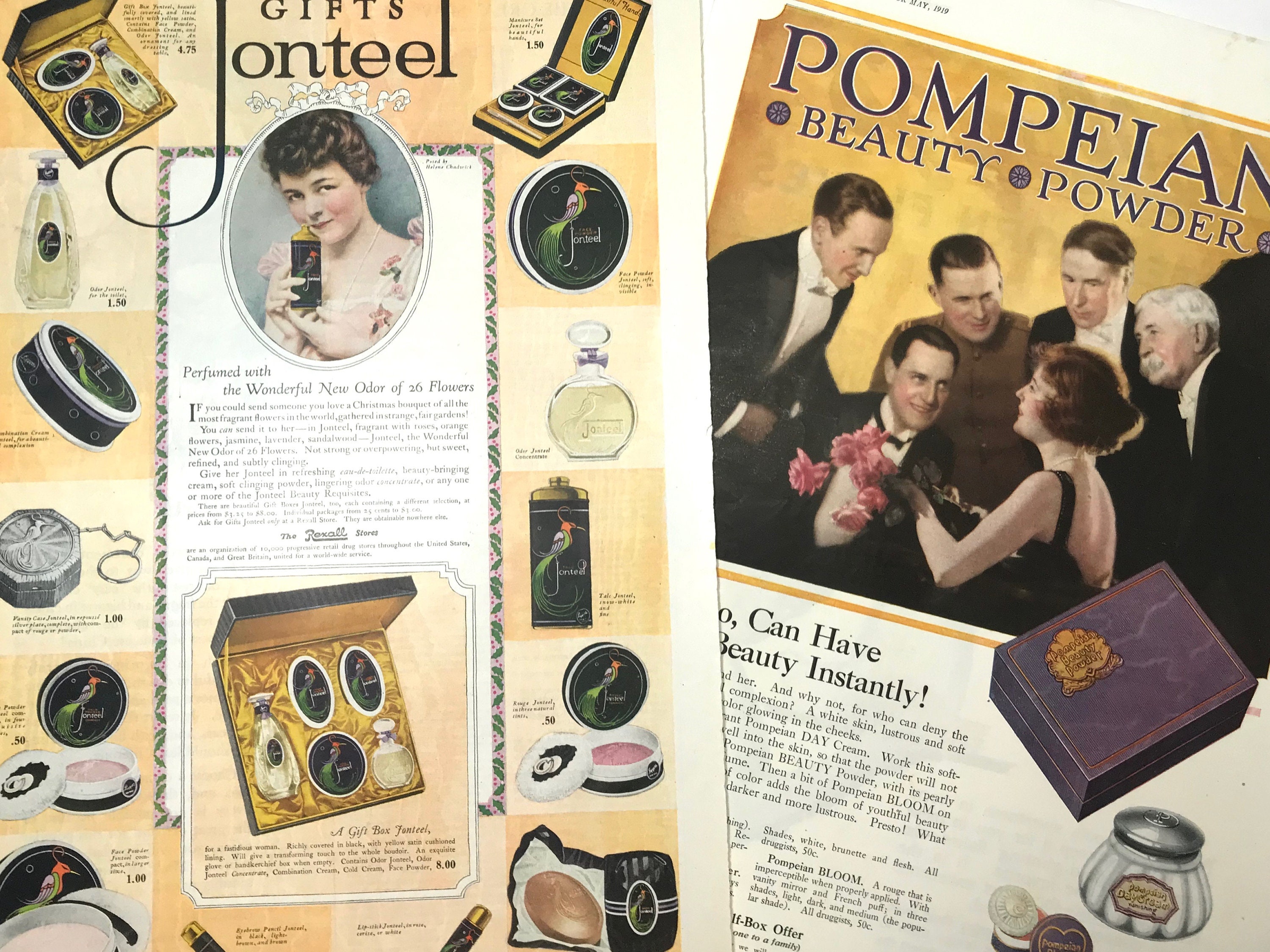 Bathroom Vintage Magazine Ads Lot of 2- Circa 1920's Fashion Bride ...