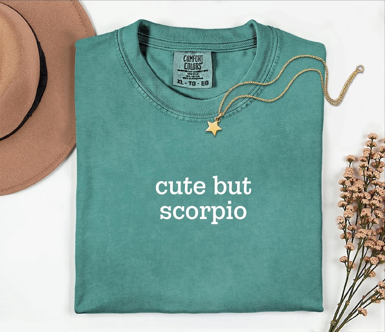 Cute but Scorpio Shirt | Comfort Colors Astrology Tee - Etsy