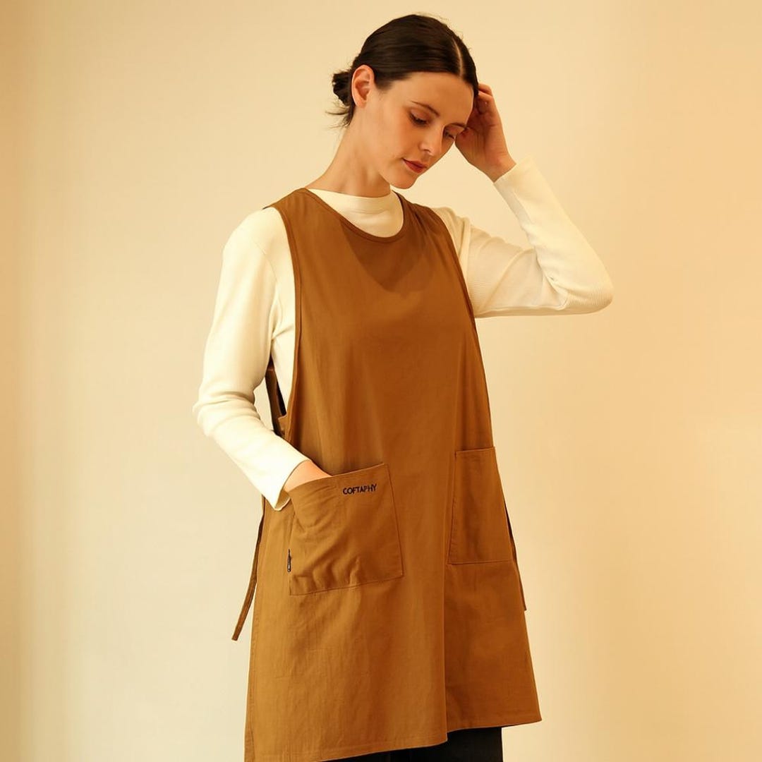 Custom Embroidery Work Apron: Japanese Style Waterproof Artist Apron - Etsy