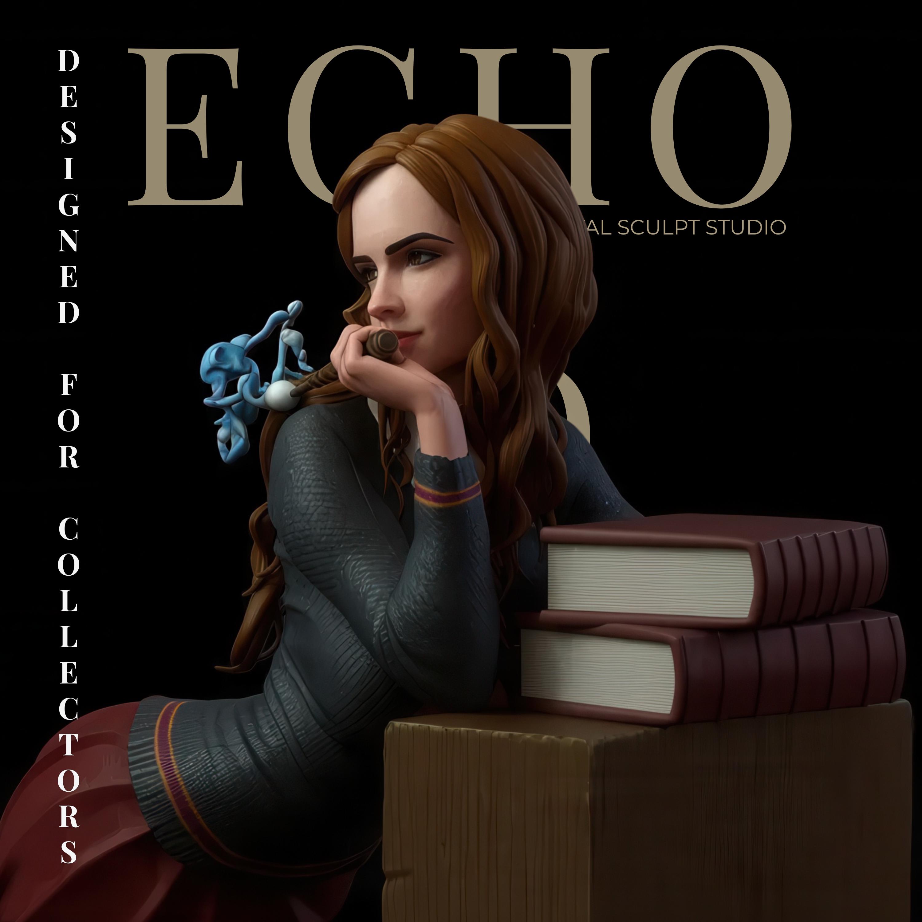 Hermione Magical Library Waifu Stl Sfw Nsfw Versions