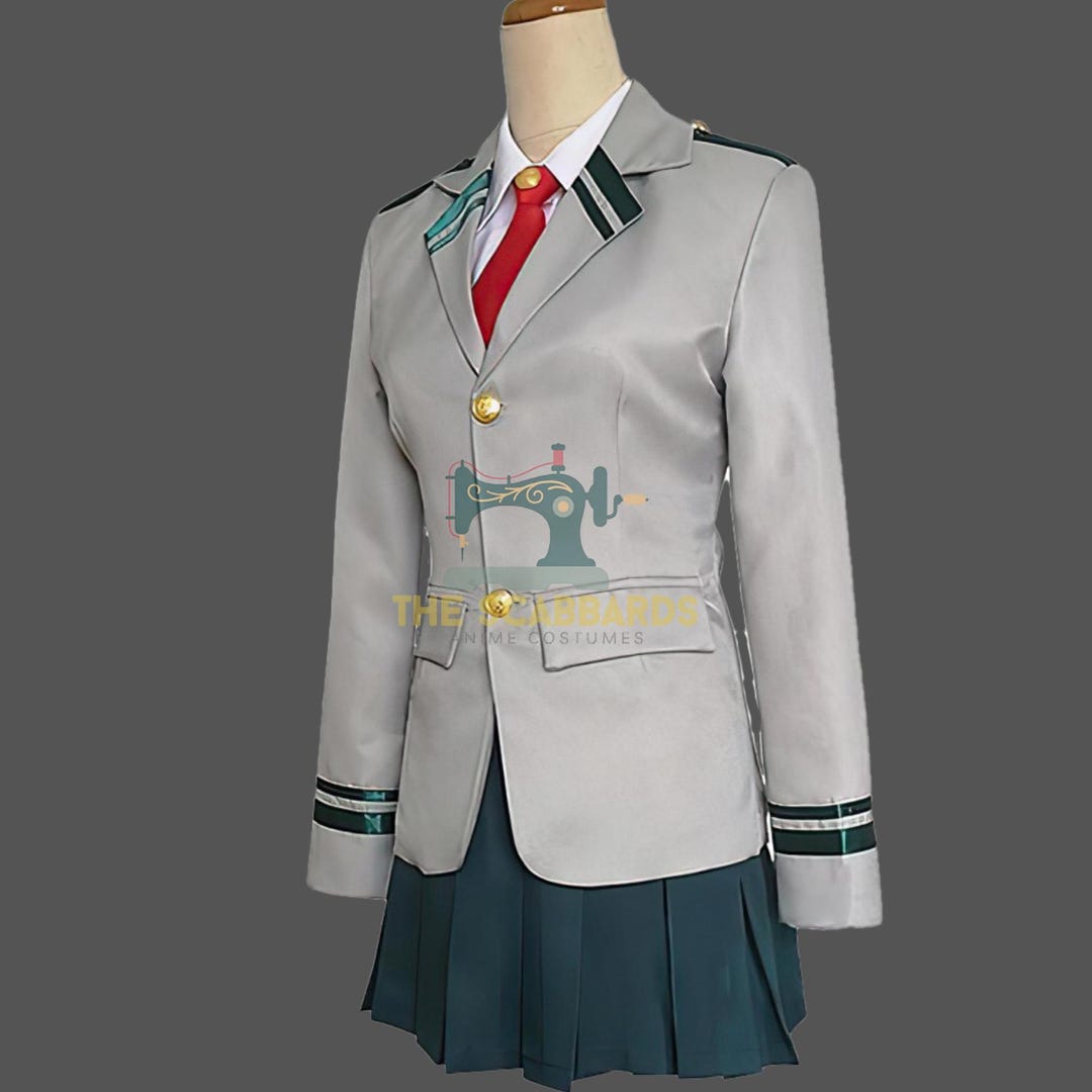 Anime Hero School Girl Uniform – Cosplay Costume Set - Etsy