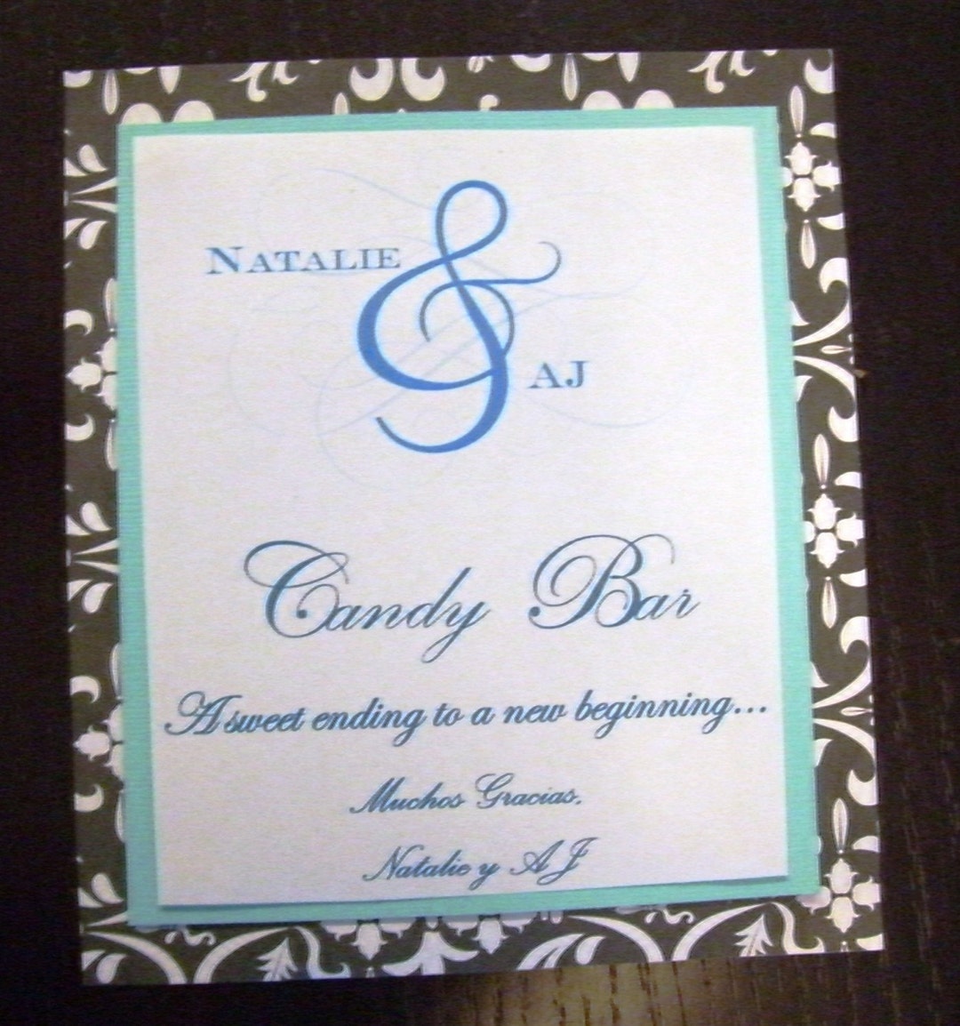 Candy Bar Sign for Wedding Candy Buffet Custom-made - Etsy