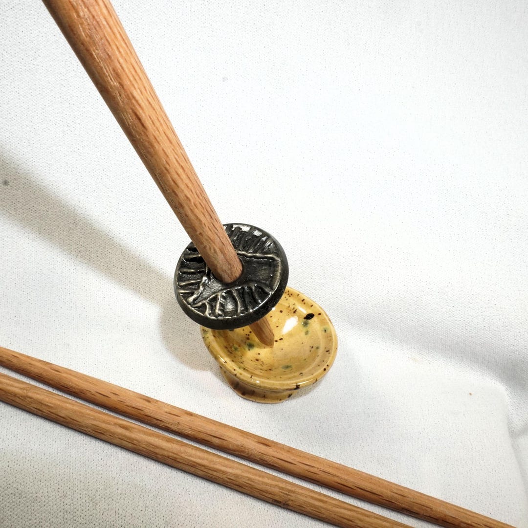 Roman / Celtic La Tene Form Spindle Set With a Pewter Whorl & Three ...