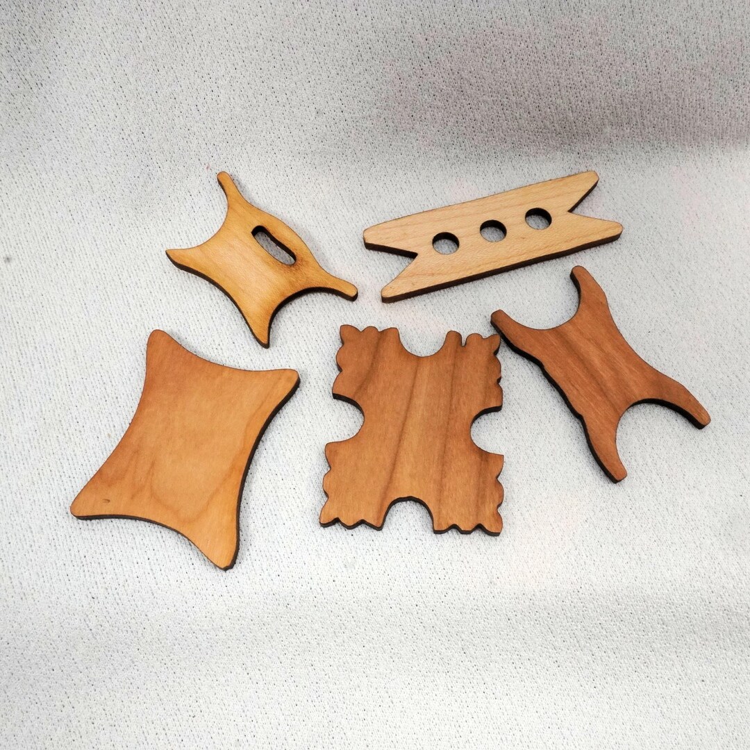 Floss Winder, Thread Winder, Solid Cherry or Hard Maple 2", Set 16 - Etsy