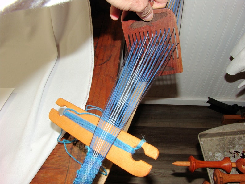 Medieval Bow Loom Back Strap Weaving on the Go and 25 Thread - Etsy