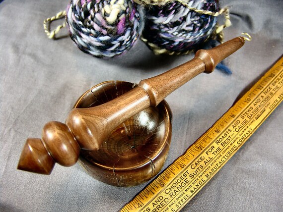 Items similar to Black Walnut Rustic Spindle Bowl 4 Inches Across ...