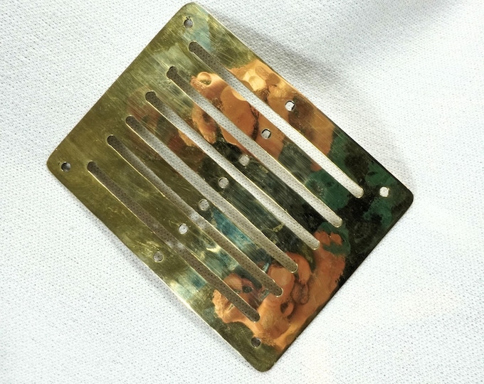 Roman Era Heddle, Hungary 17 Thread Band or Tape Weaving Heddle, Bronze ...