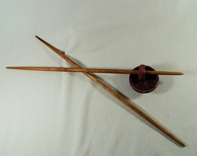 Oseberg Spindle Form Set With a Stoneware Whorl & Two Wild Black Cherry ...