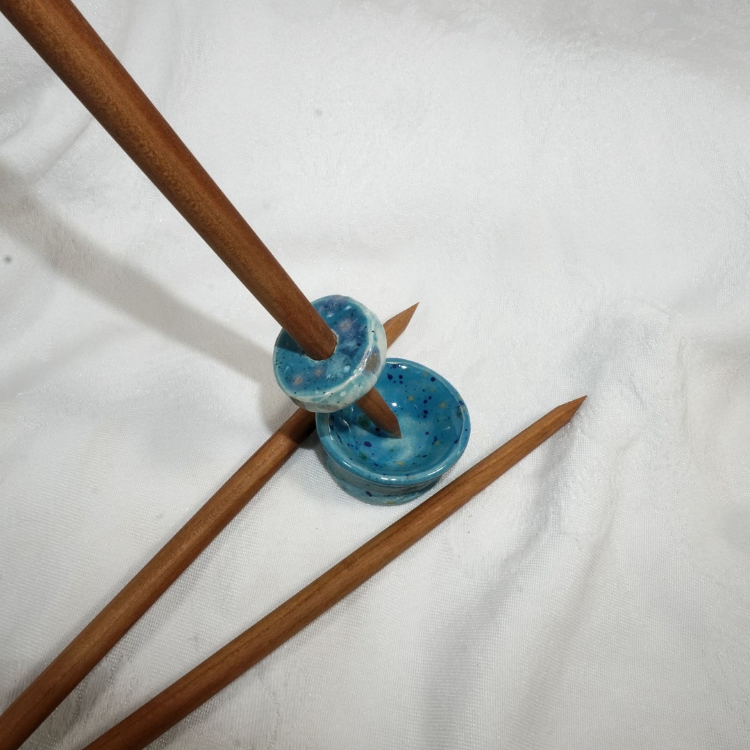 Neolithic Form Spindle Set With a Stoneware Whorl & Three Spindle ...