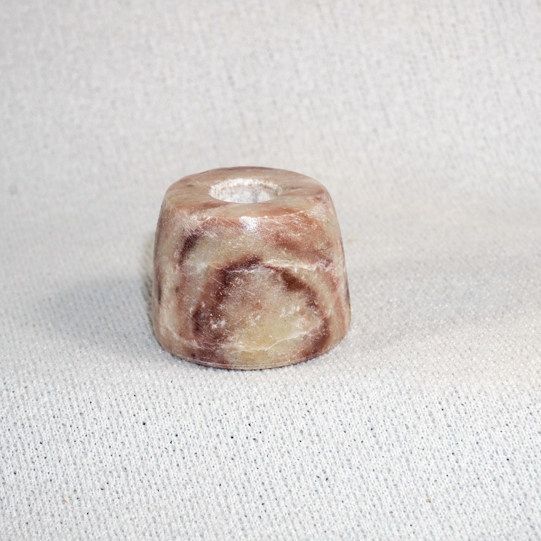 Stone Spindle Whorl, New Mexico Alabaster 24g - Etsy