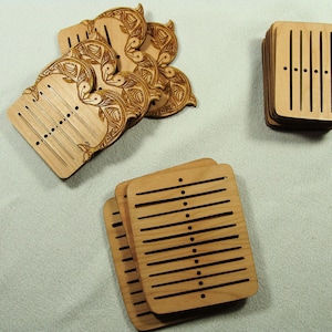 Roman Pilismarot, Hungary 11 Thread Band or Tape Weaving Heddle, Back ...