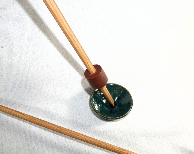 Oseberg Form Spindle Set With a 3cm Catlinite Whorl & Two Hardwood ...