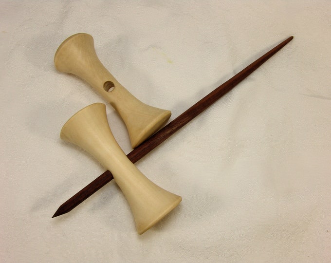 The Txoatile Spindle With Two Removable Bones... Ancient Basque Form - Etsy