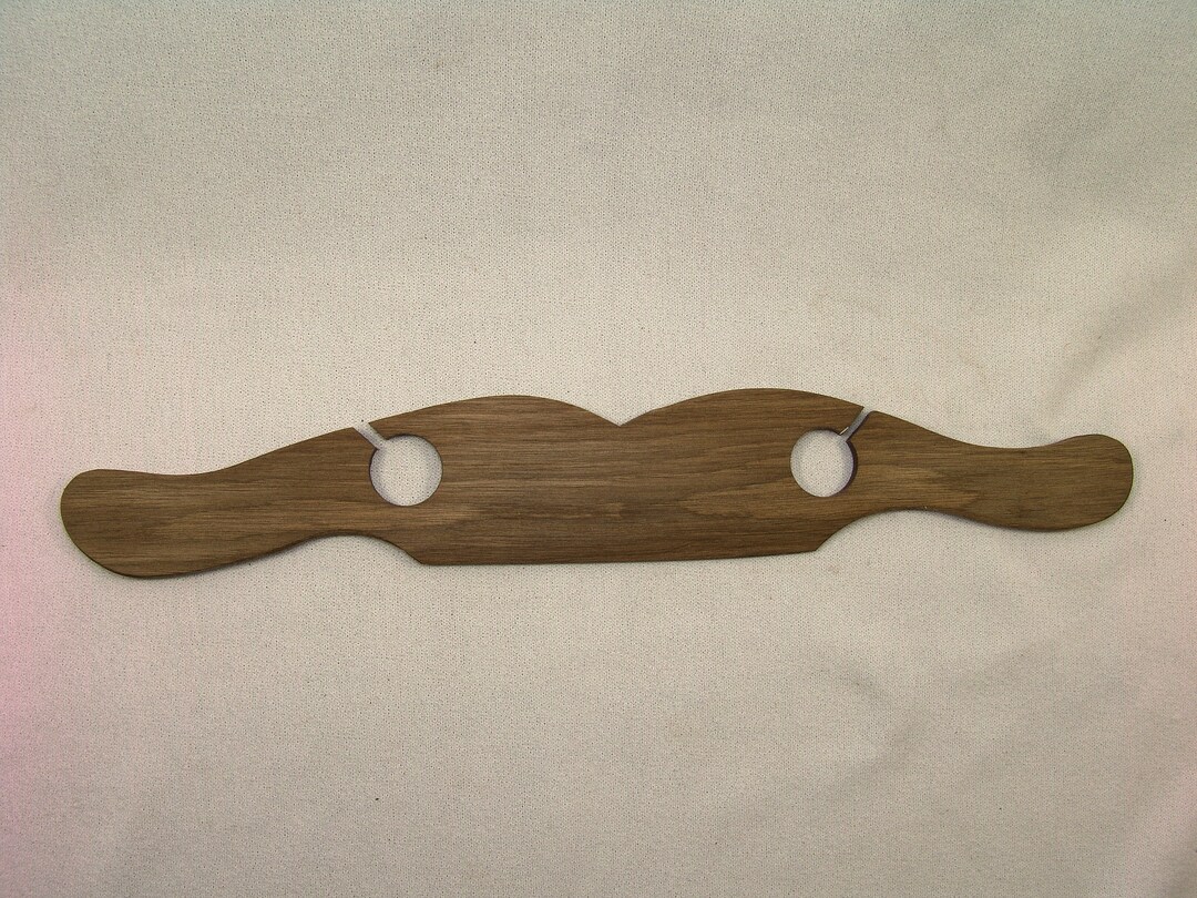 Spalted Persimmon Two Handled Weaving Kilic / Shuttle, Weaving Sword ...