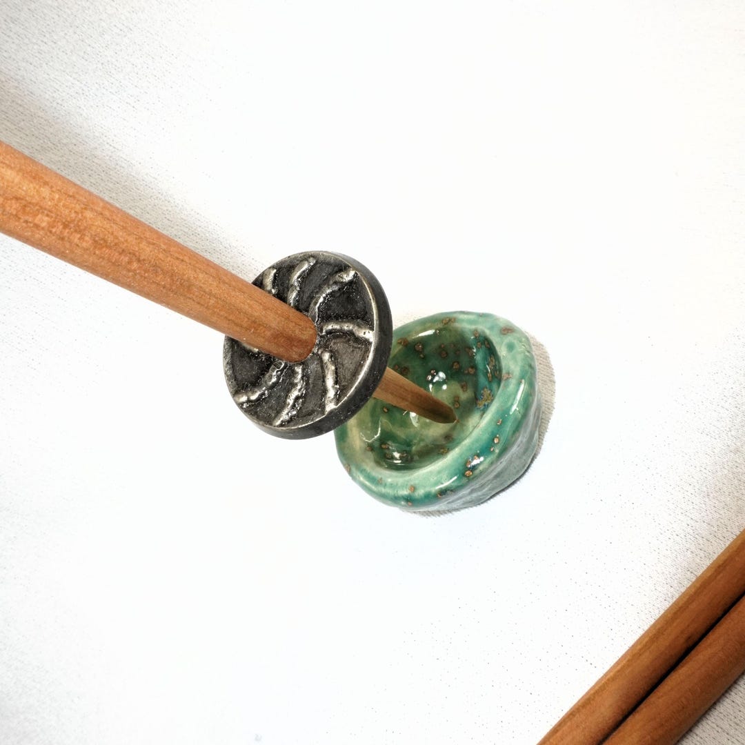 Roman / Celtic La Tene Form Spindle Set With a Pewter Whorl & Three ...