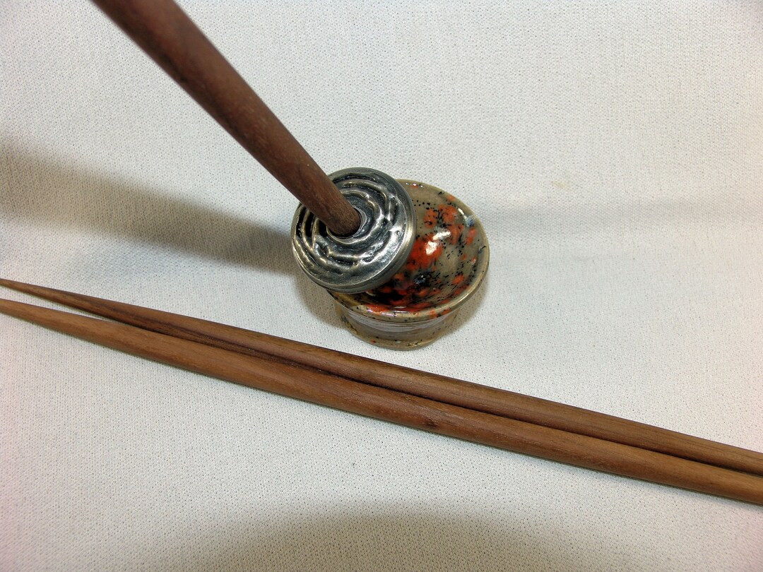 Roman / Celtic La Tene Form Spindle Set With a Pewter Whorl & - Etsy