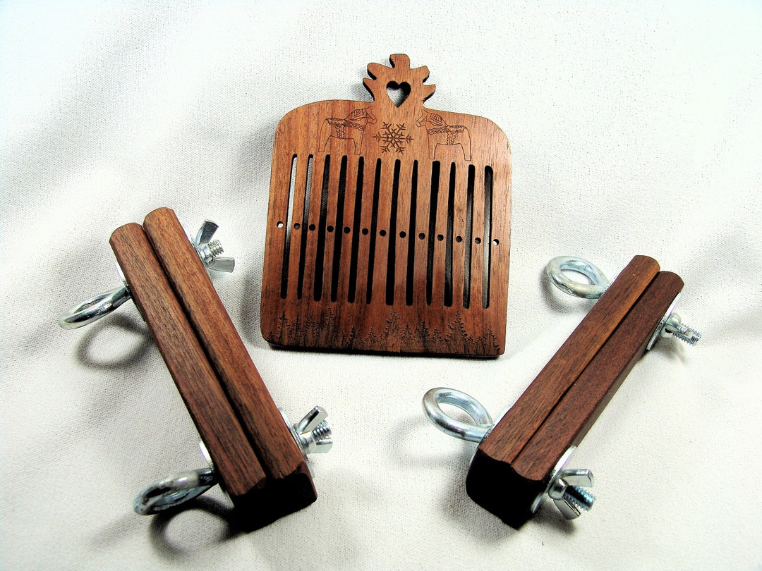 Norse Style Backstrap Loom Kit With Upper & Lower Clamp. A 25 Warp ...