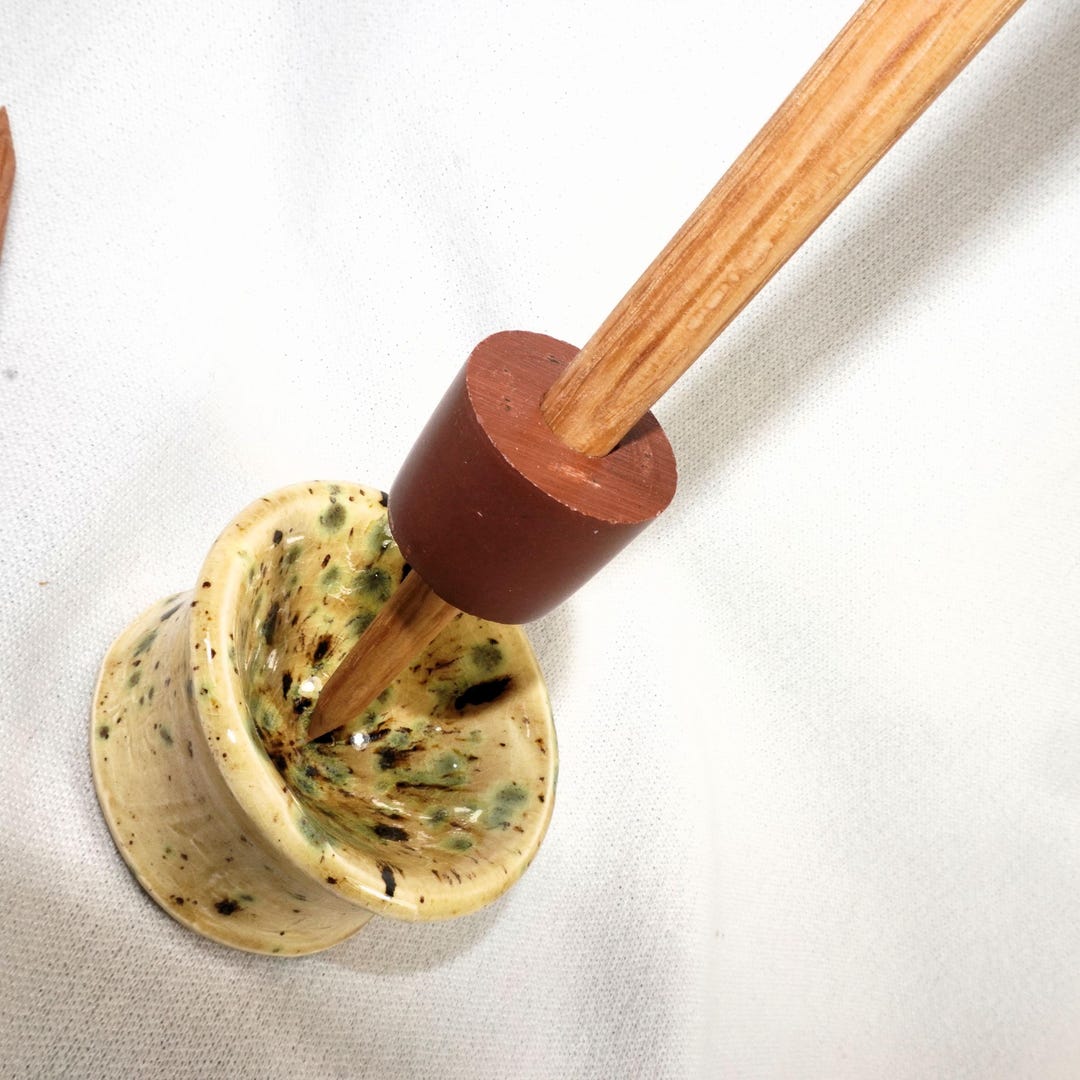 Paleolithic Form Spindle Set With a 3cm Catlinite Whorl & Three Wild ...