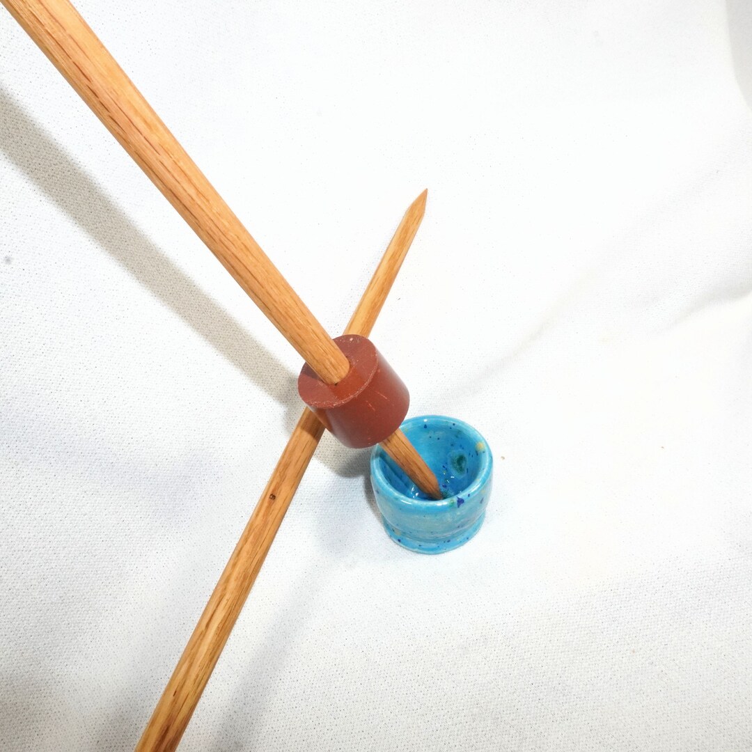 Oseberg Form Spindle Set With a 3cm Catlinite Whorl & Two Hardwood ...