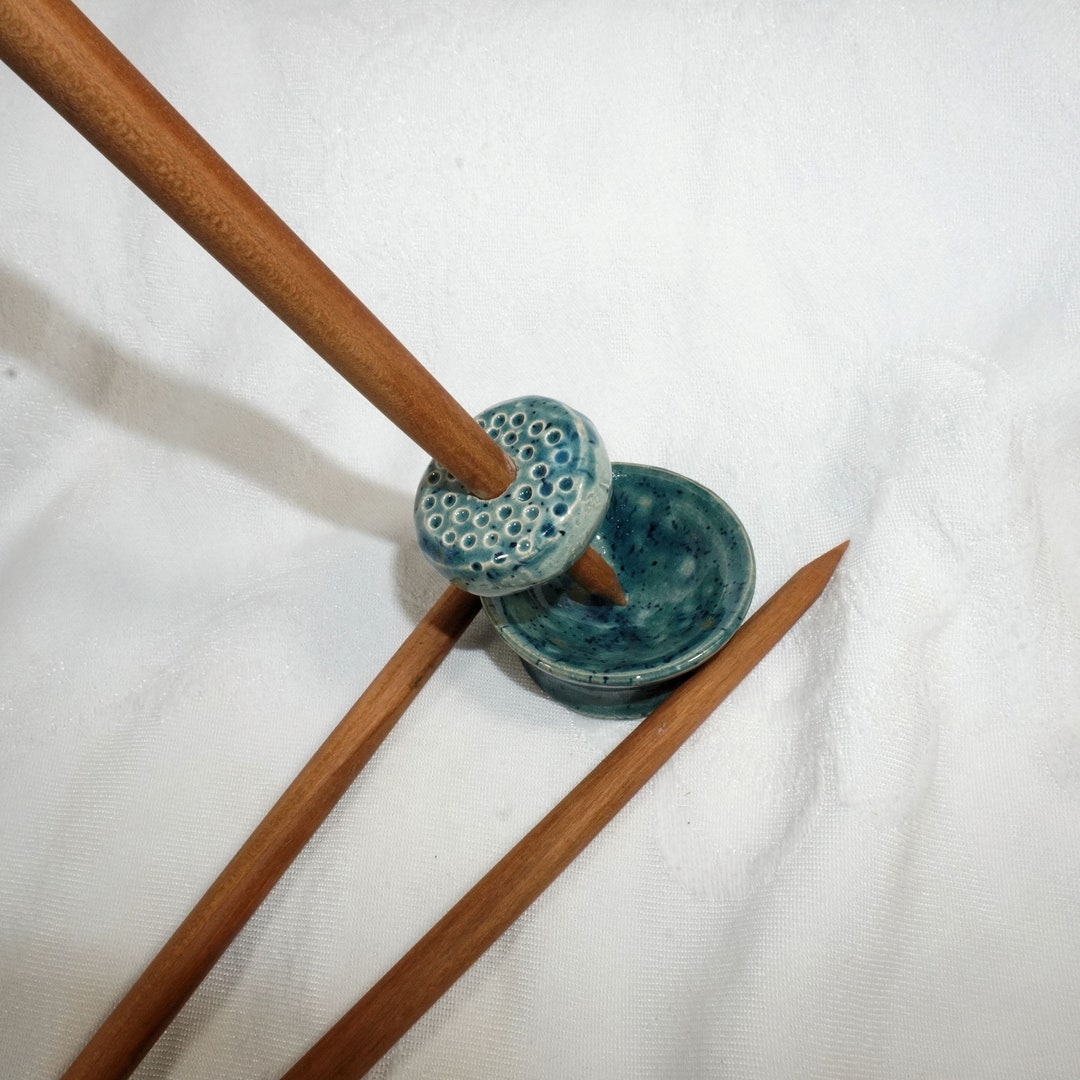 Neolithic Form Spindle Set With a Stoneware Whorl & Three Spindle ...