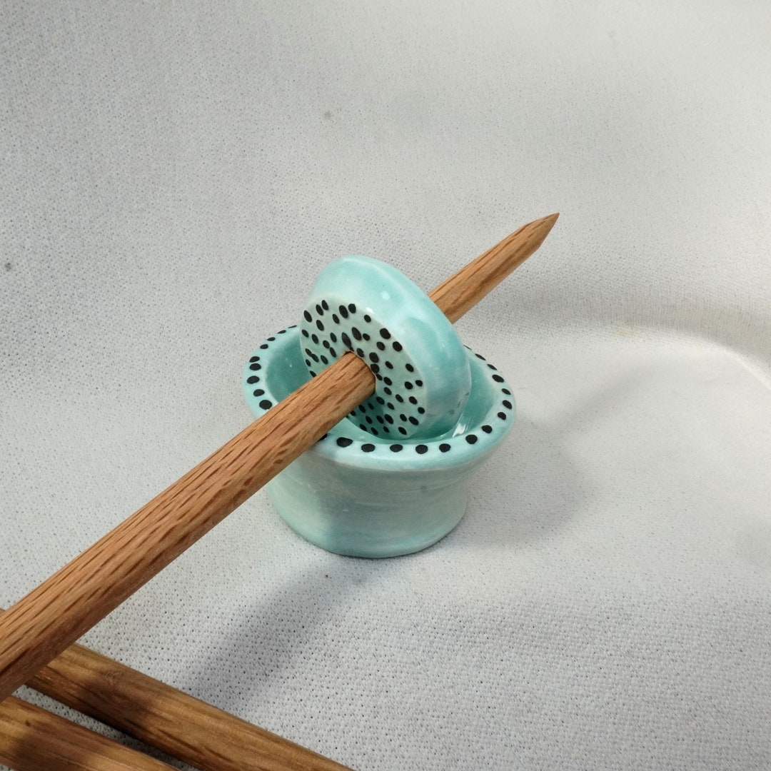 Neolithic Form Spindle Set With a Stoneware Whorl & Three Hardwood ...