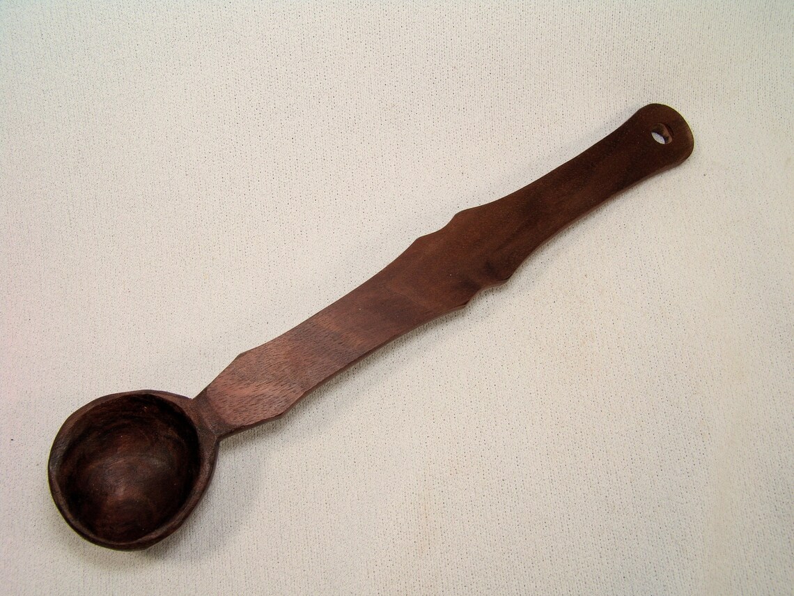 Spinning Spoon in Black Walnut 10 Inches... - Etsy
