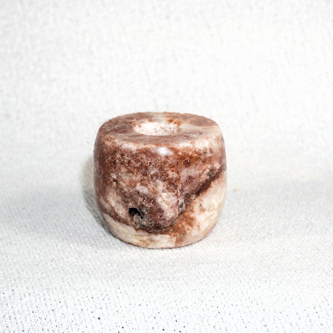 Stone Spindle Whorl, New Mexico Alabaster 28g - Etsy