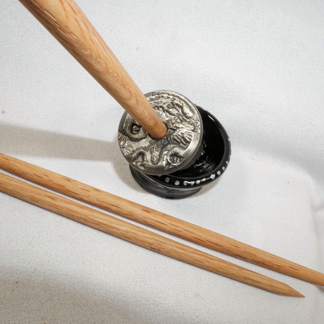 Roman / Celtic La Tene Form Spindle Set With a Pewter Whorl & Three ...