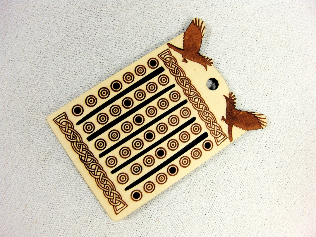 Roman Britain: Band or Tape Weaving Heddle, Back Strap Loom in Holly ...