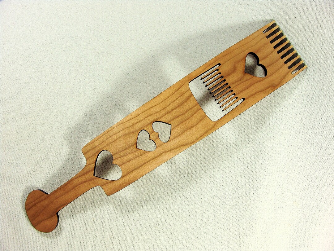Baltic Distaff 15 Inches Long... Comb Distaff for Short and Long Flax ...