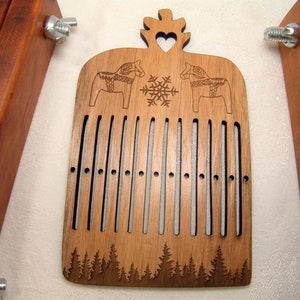 Norse Style Backstrap Loom Kit With Upper & Lower Clamp. A 25 Warp ...