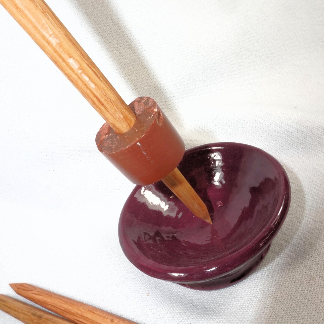 Paleolithic Form Spindle Set With a 3cm Catlinite Whorl & Three Wild ...