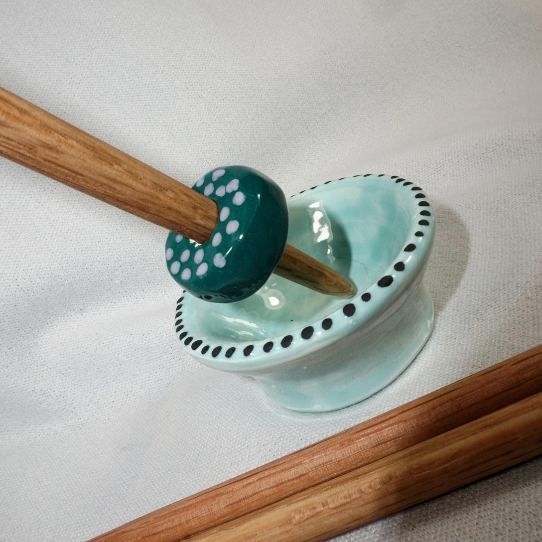 Neolithic Form Spindle Set With a Stoneware Whorl & Three Hardwood ...